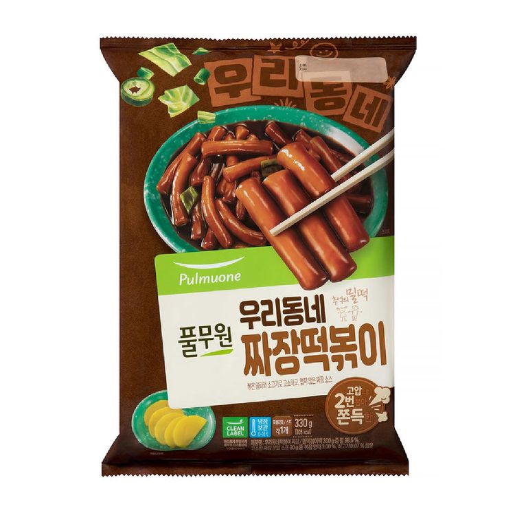 풀무원 우리동네 떡볶이 짜장 2인분 330G | 홈플러스