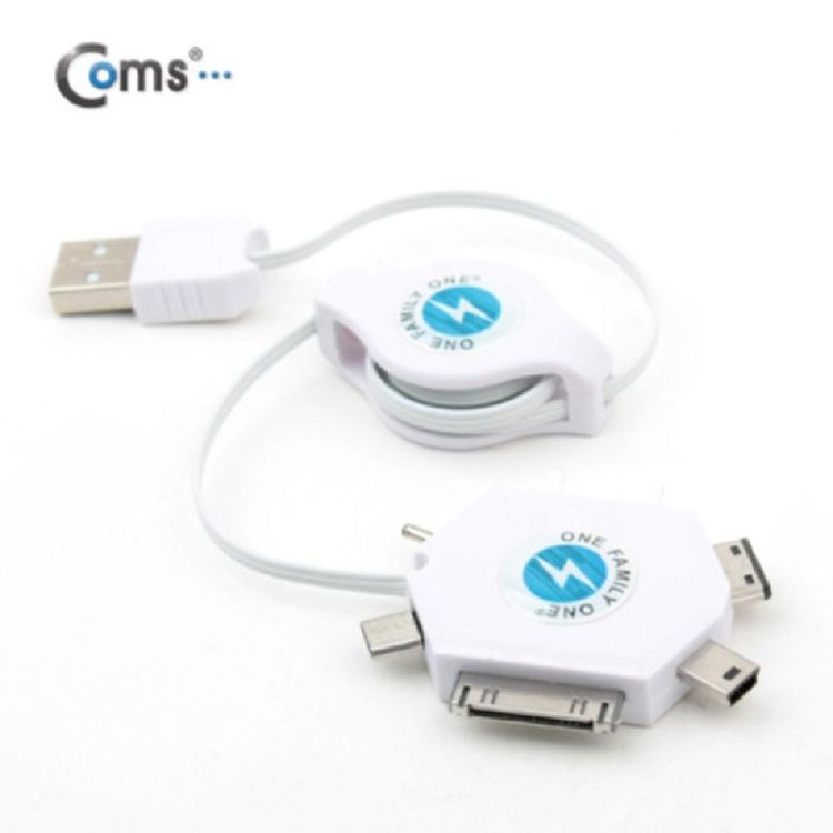 Coms Usb 전원 케이블 멀티용 6 In 1 홈플러스 택배배송