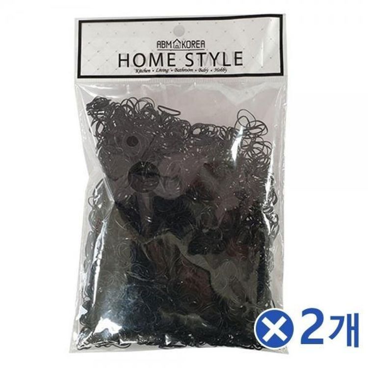 기본 대용량 고무줄 S 블랙x2개 고무줄머리끈 홈플러스 택배배송
