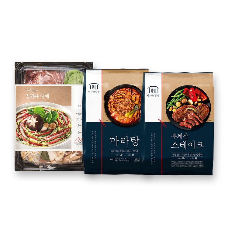 프레시지 밀푀유나베탐나는밥상부채살스테이크탐나는밥상마라탕 홈플러스 택배배송