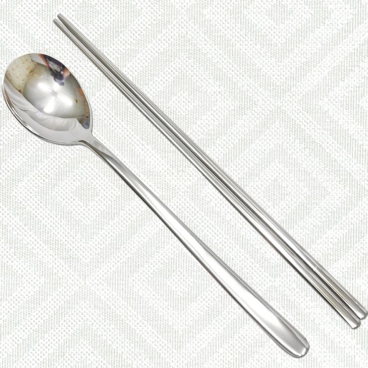 오리엔트 스텐 수저세트 숟가락 젓가락 가정 식당 스테인리스 고급 민자수저 홈플러스 택배배송