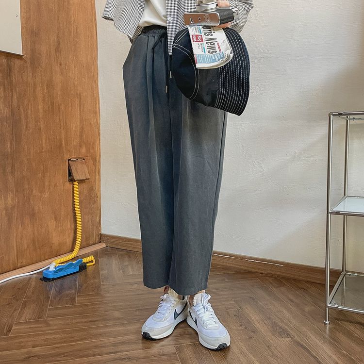 여자 깔끔하고 편안한 피그먼트 밴딩 면 팬츠 홈플러스 택배배송
