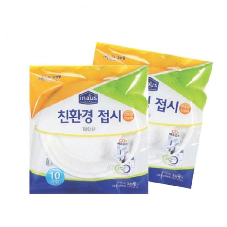 크린랲 일회용 접시 180mmx10p 일회용용기 일회용식기 일회용그릇 일회용접기 일회용공기 홈플러스 택배배송