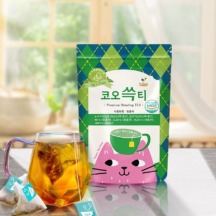 편안한 한잔 코오쓱티 작두콩 도라지 모과차 배 대추 생강 차 블렌딩티 홈플러스 판매자택배