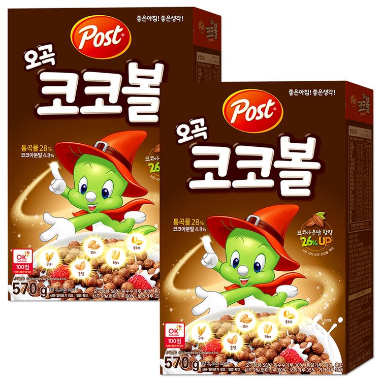 포스트 오곡 코코볼 570g+570g 시리얼 | 홈플러스 택배배송