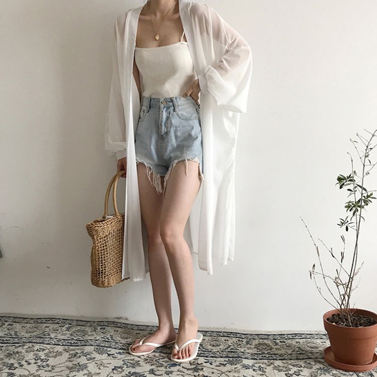 루즈핏 로브 롱가디건l 여성가디건 쉬폰 홈플러스 택배배송