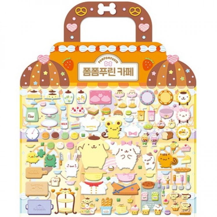 프리전트 다꾸템 폼폼푸린 카페 입체가방 산리오 홈플러스 택배배송