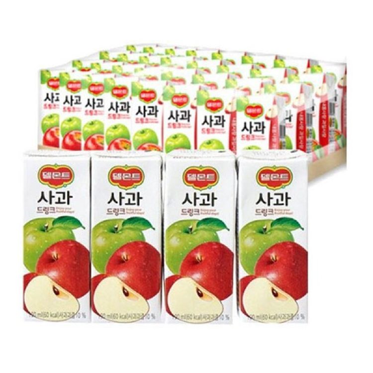 맛있는 델몬트드링크 사과 드링크 주스 음료 190ml X 32EA | 홈플러스 택배배송