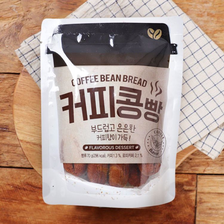 [만쥬데이]부드럽고 은은한 커피콩빵 70g x 10봉 (총700g) | 홈플러스 택배배송