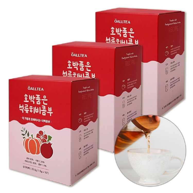 올티 향긋한 호박 딸기 히비스커스 콤부 차 티 45t 홈플러스 택배배송