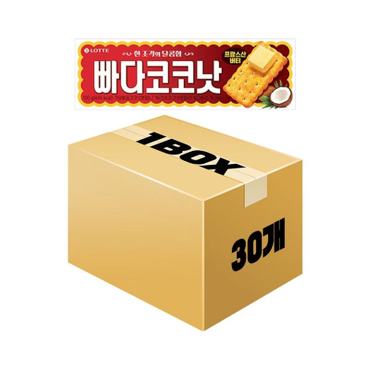 롯) 빠다코코낫 100g x 30개 x 1박스 | 홈플러스 택배배송
