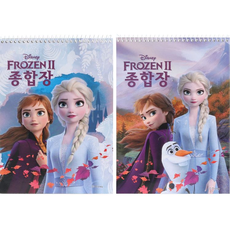 행사디즈니 겨울왕국2 종합장 40매5권set세로랜덤발송줄없는종합장 스케치북 어린이 홈플러스 택배배송