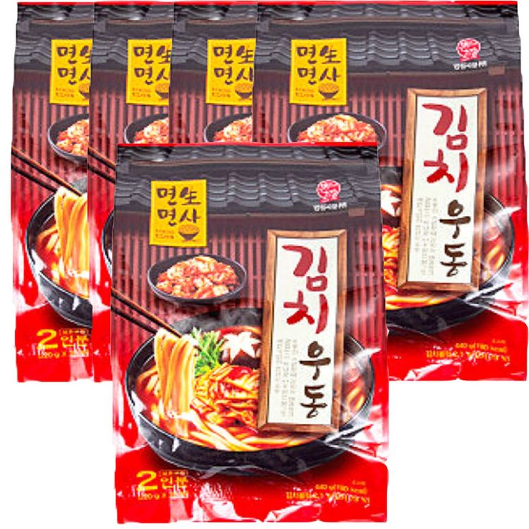 한일식품 본고장 면생면사 김치우동 440g2인분 5개입 홈플러스 택배배송