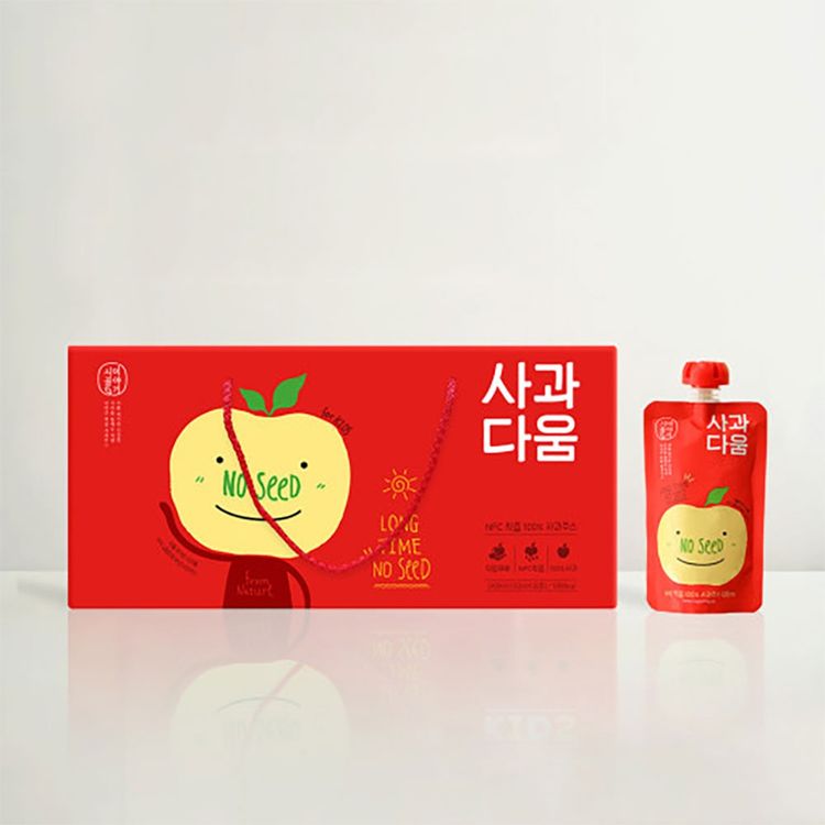 시골이야기 씨없는 100 사과주스 노씨드noseed 사과즙 사과다움노씨드 20팩 홈플러스 택배배송
