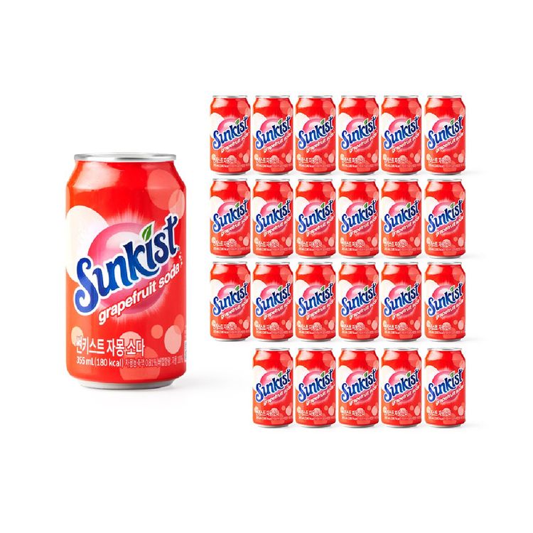 광동 썬키스트 자몽 소다 355ml X 24입 홈플러스 택배배송