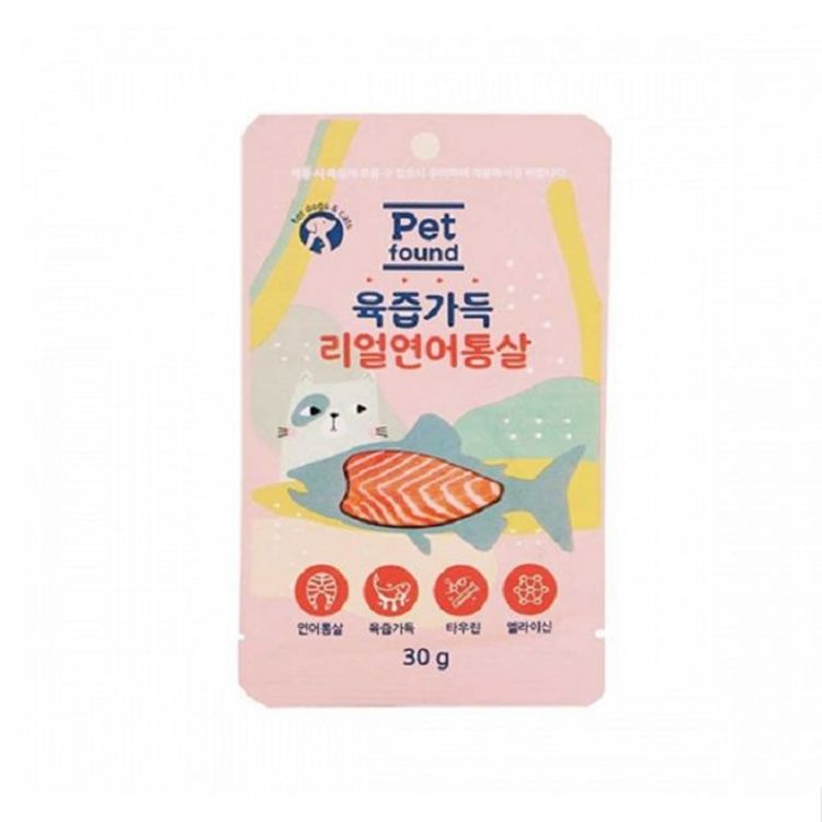 맘앤펫 강아지 푸드 펫파운드 육즙가득 리얼 연어통살 30g 홈플러스 택배배송