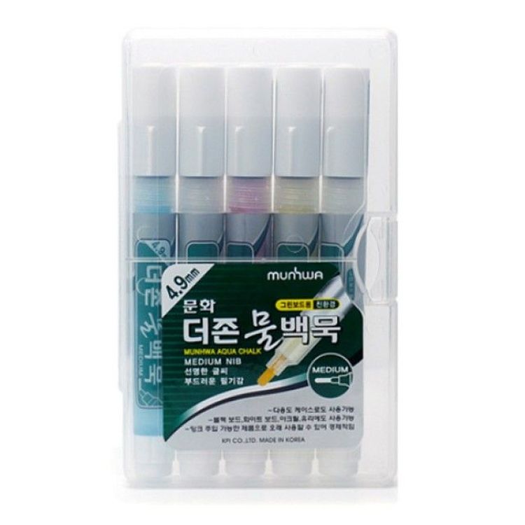 문화 Nc284027a80 더존 물백묵 펜 49mm4색5개입 홈플러스 택배배송