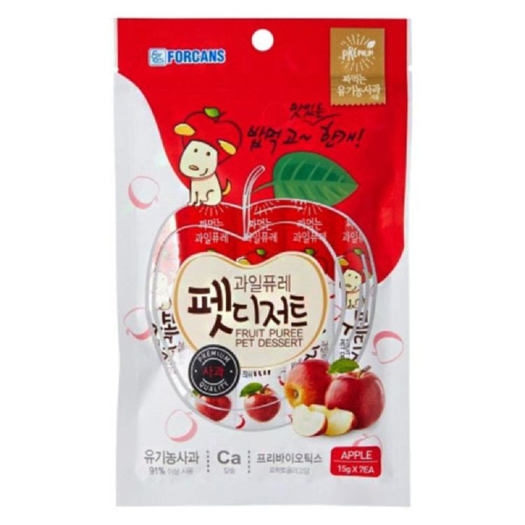 포켄스 과일퓨레 펫디저트 사과 15g X 7개입 홈플러스 택배배송