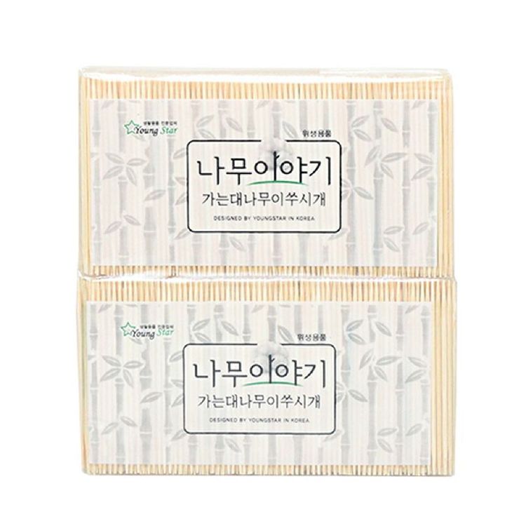 대나무 이쑤시개 2000개입 1p 얇은 나무요지 꼬지 홈플러스 택배배송
