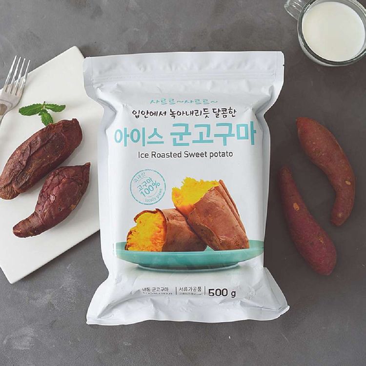 해뜨온 간편달콤 아이스 군고구마 500g X 2개 홈플러스 택배배송