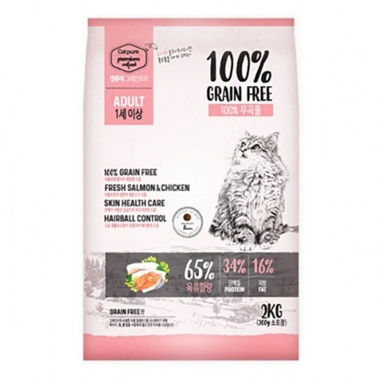 반려묘사료 고양이 어덜트 그레인프리 2kg 반려묘 성묘용 사료 홈플러스 택배배송