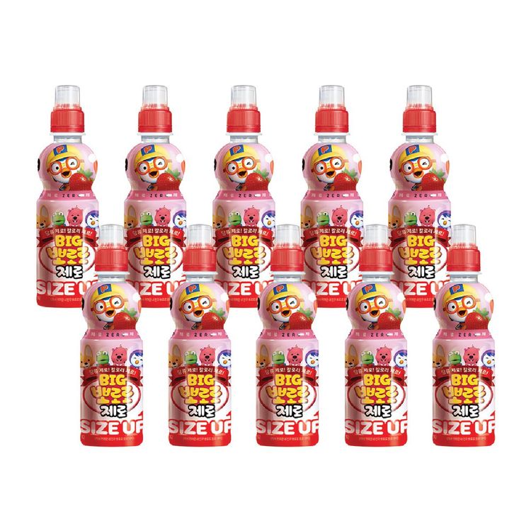 제로 빅 뽀로로음료 딸기 350ml X10개 홈플러스 택배배송