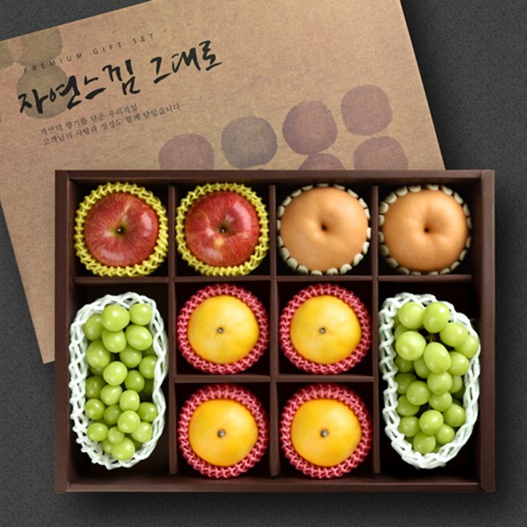 스프링타임 명품 과일혼합세트4호 4kg사과배황금향샤인머스켓 홈플러스 택배배송