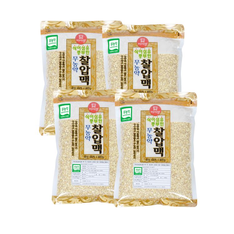 두보식품 무농약 찰압맥 800g 4봉 홈플러스 택배배송