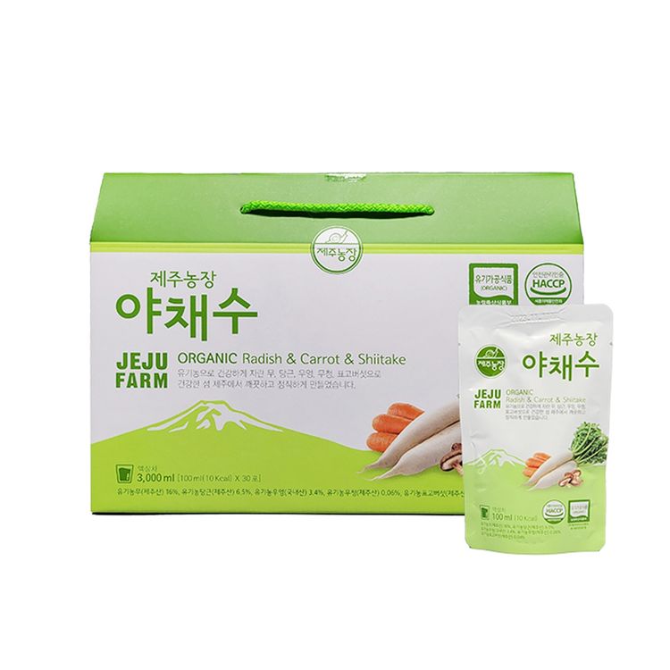 제주 유기농 야채수 30개입 뿌리채소 기적의 야채스프 건강주스 부모님선물 명절선물 홈플러스 택배배송