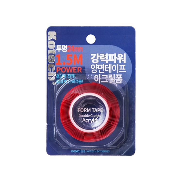 코텍 실용적인 N7073b2130c 아크릴폼 양면테이프 1p 실내 자동차 인테리어 홈플러스 택배배송