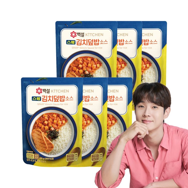 백설 스팸김치 덮밥 소스 130g X6개 홈플러스 택배배송