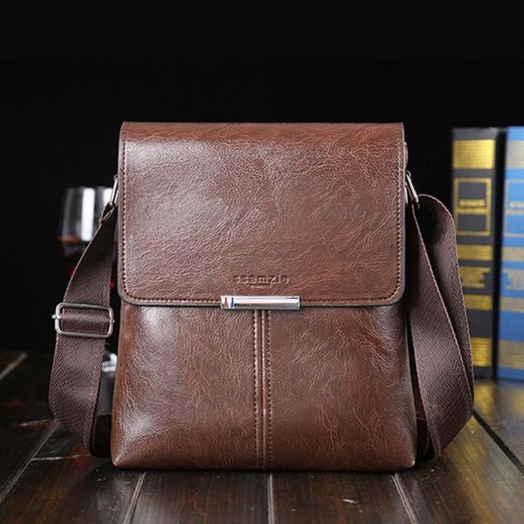 남자 직장인 클래식 크로스 가방 패션 데일리백 Brown 홈플러스 택배배송