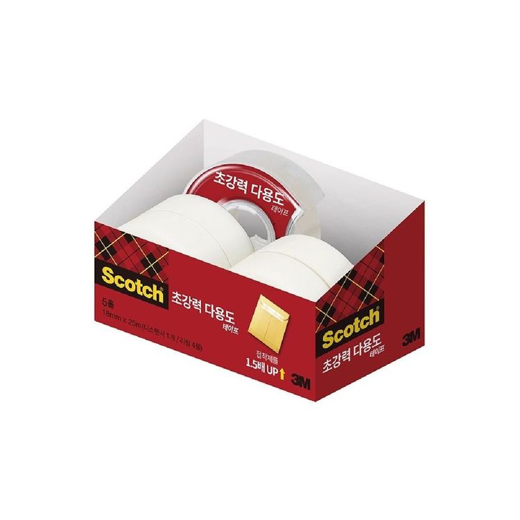 3M 스카치 초강력테이프 오피스팩 MT5 18mmX25M | 홈플러스 택배배송