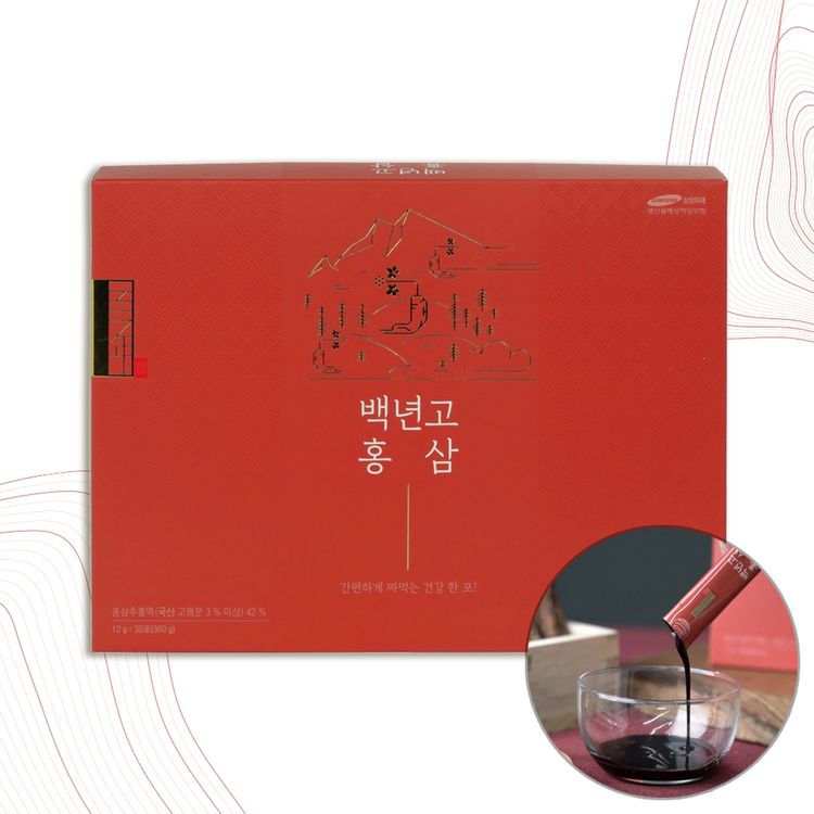 백년고 국내산 홍삼 천궁 당귀 작약 지황 추출액 30포 홈플러스 택배배송