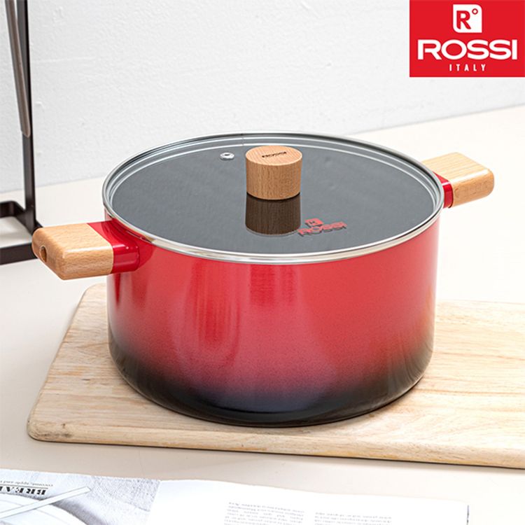 [ROSSI] 로시 IH 투톤레드 곰솥 24cm | 홈플러스 택배배송