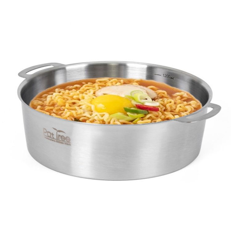 스텐 찌개 라면냄비 18cm 소형 인덕션겸용 전골냄비 샤브샤브 어묵 떡볶이 양수냄비 홈플러스 택배배송