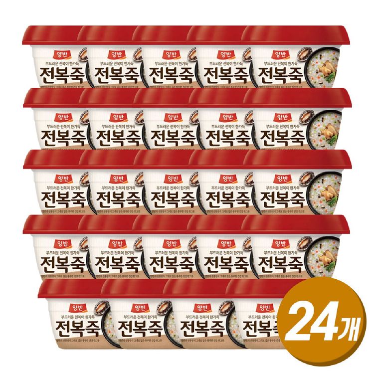 리미드 부드러운 전복이 한가득 들어간 동원 양반 전복죽 24개입 홈플러스 택배배송