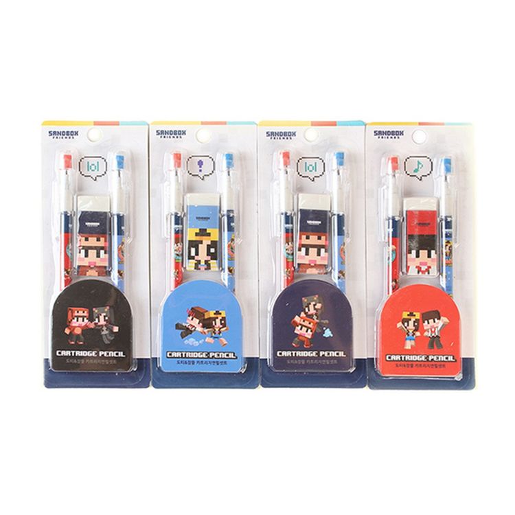 샌드박스 카트리지 연필세트 1p 랜덤 캐릭터 카트리지샤프 필기구 입학 초등학생 단체선물 준 홈플러스 택배배송