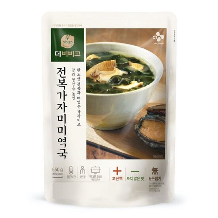 CJ 더비비고전복가자미미역국 550G | 홈플러스