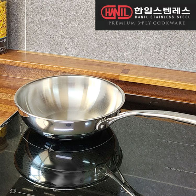 한일스텐레스 마스터쿠진 통삼중 스텐궁중팬 24cm 홈플러스 택배배송