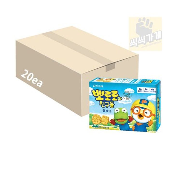 뽀로로와친구들 플레인 65g X 20ea 한박스 홈플러스 택배배송