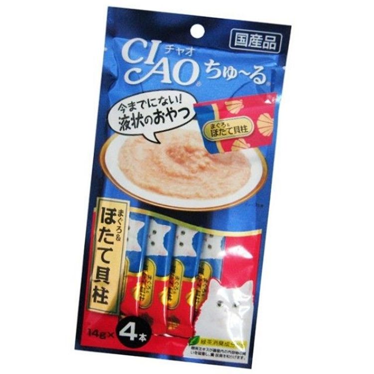 애묘간식 고양이 스틱 참치 관자 14g 4p 애묘 간식 고 홈플러스 택배배송