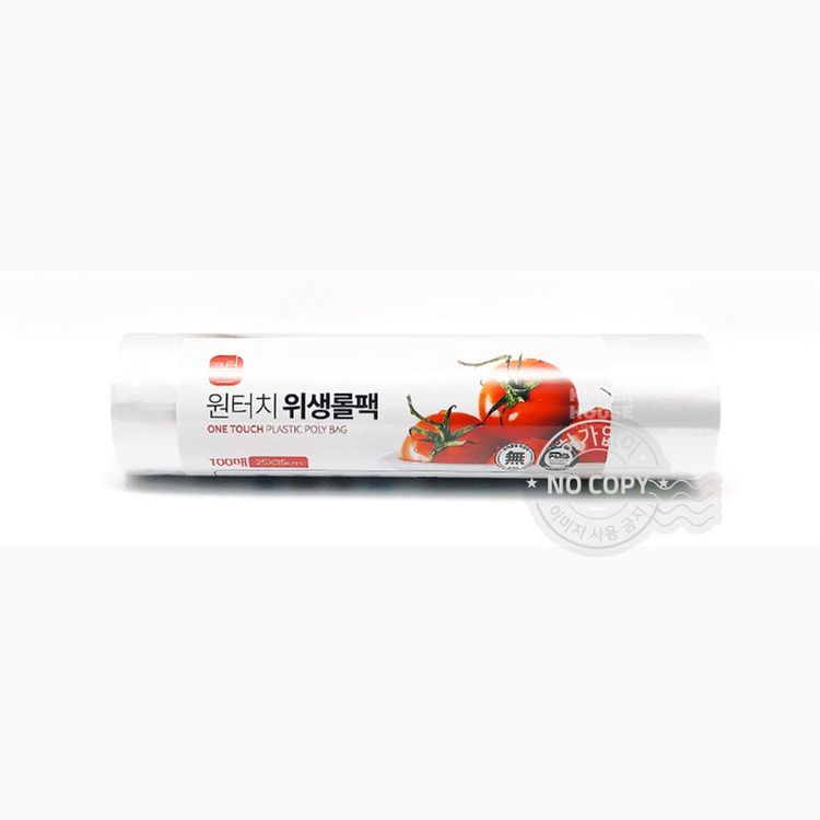 자연앤톡 위생롤백 원터치 25x35cm 100매 포장 위생백 홈플러스 택배배송