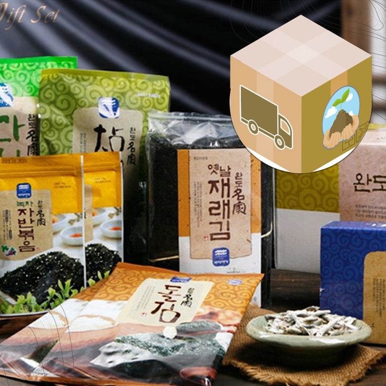 국산 대멸치 지주식 돌 김 재래 구이 김 녹차 자반 볶음 건다시마 참미역 6종 선물세트 완 홈플러스 택배배송