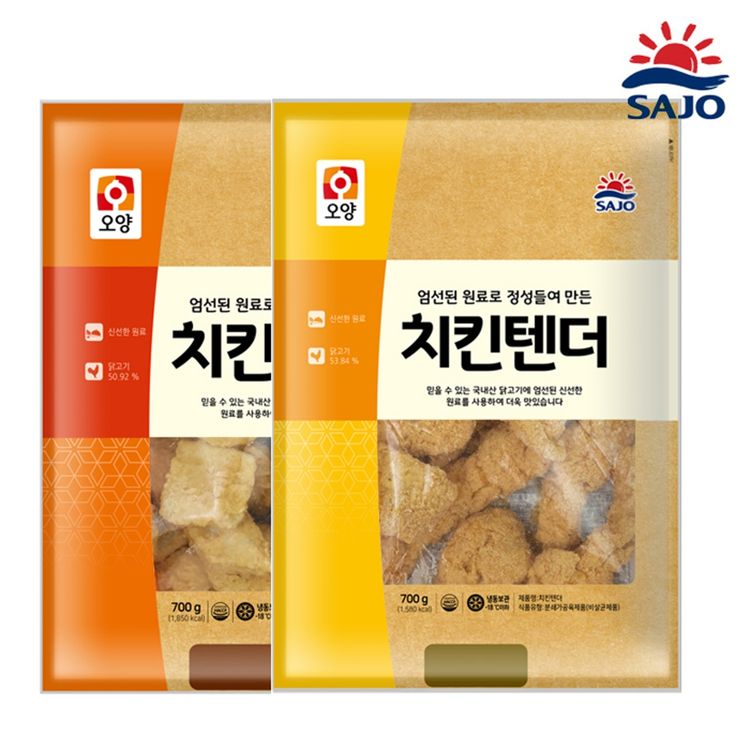 사조 치킨너겟700g 치킨텐더700g 홈플러스 택배배송