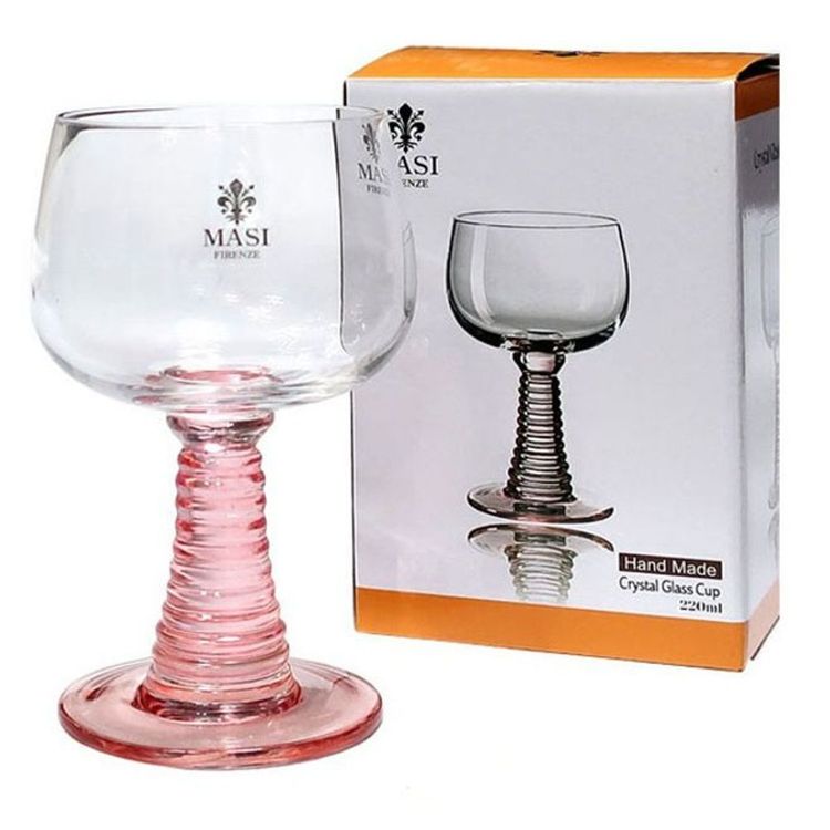 마시피렌체 N2111c52e68 유리컵 물컵 샴페인 와인잔 핑크 220ml 1p 홈플러스 택배배송
