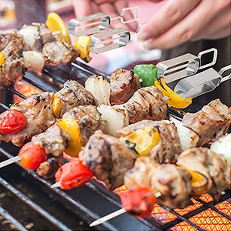 간편 슬라이드 바비큐 꼬치 5p세트 그릴 캠핑꼬치 홈플러스 택배배송