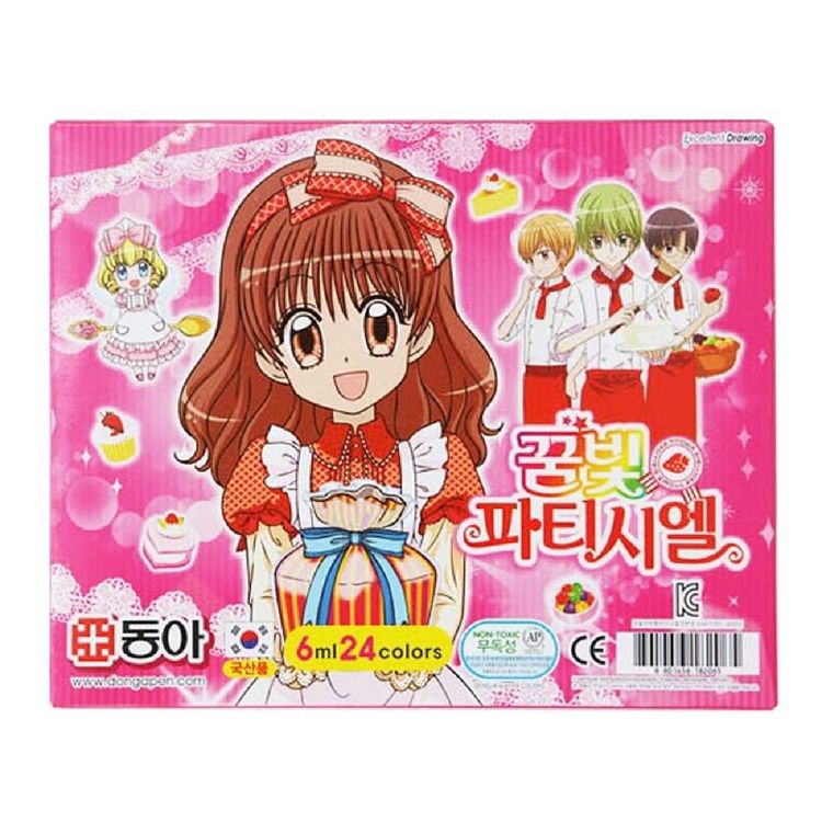 선물 파티시엘 물감 24색여 동아 수채화 홈플러스 택배배송