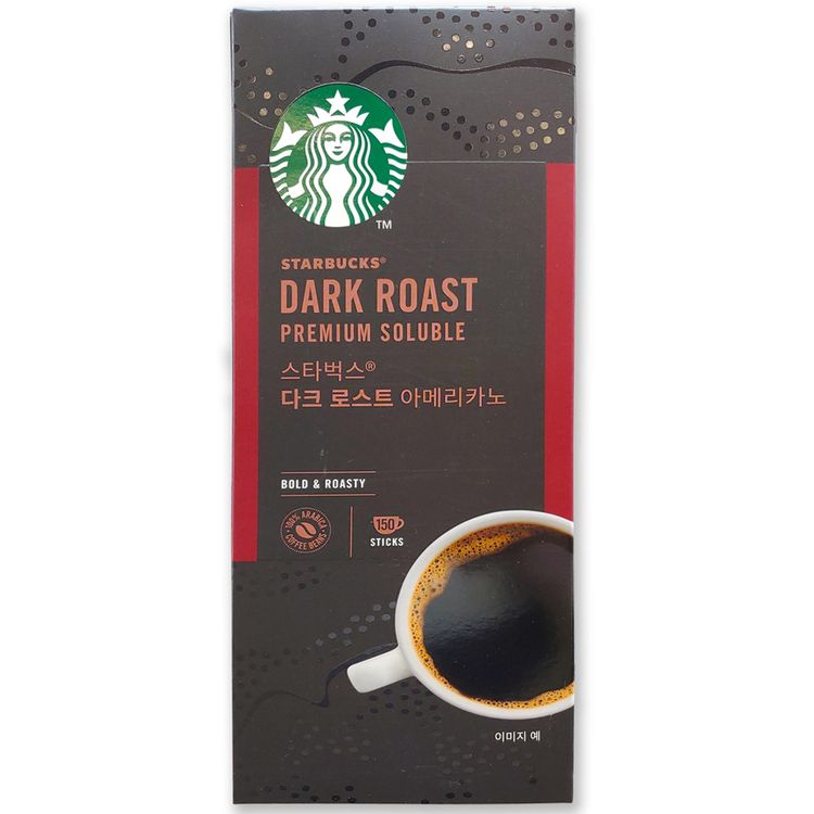 Costco 스타벅스 다크로스트 아메리카노 커피스틱 파우더 165g11g X 150개 홈플러스 택배배송