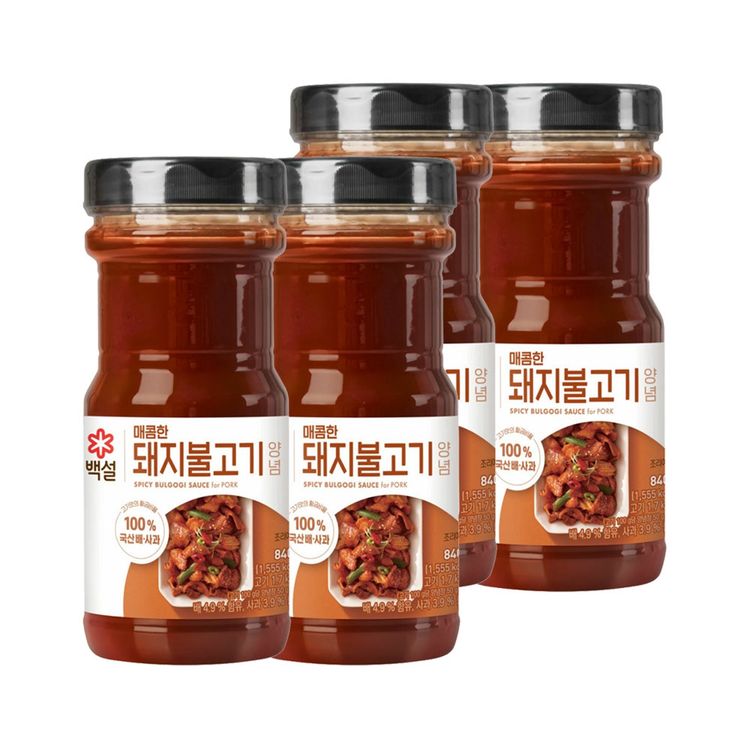 백설 돼지불고기양념 840g X4개 홈플러스 택배배송